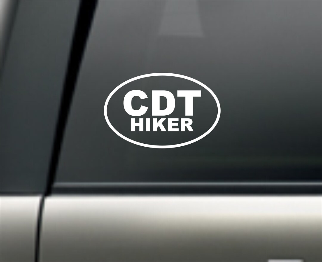 CDT Hiker Decal, CDT Hiker Sticker, CDT Hiker, Continental Divide Trail ...