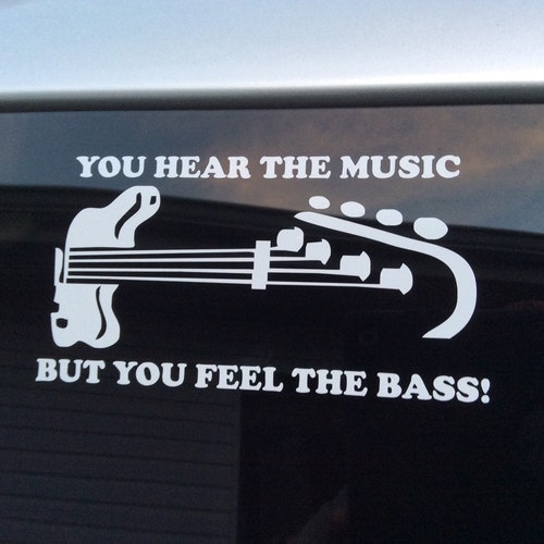 Bass Guitar Sticker - Etsy