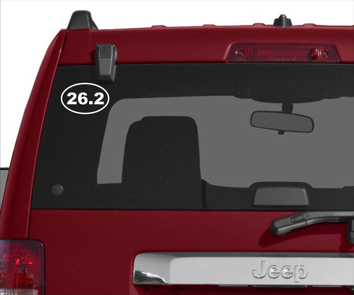 26.2 Marathon Decal 26.2 Marathon Sticker 26.2 Vinyl Decal | Etsy