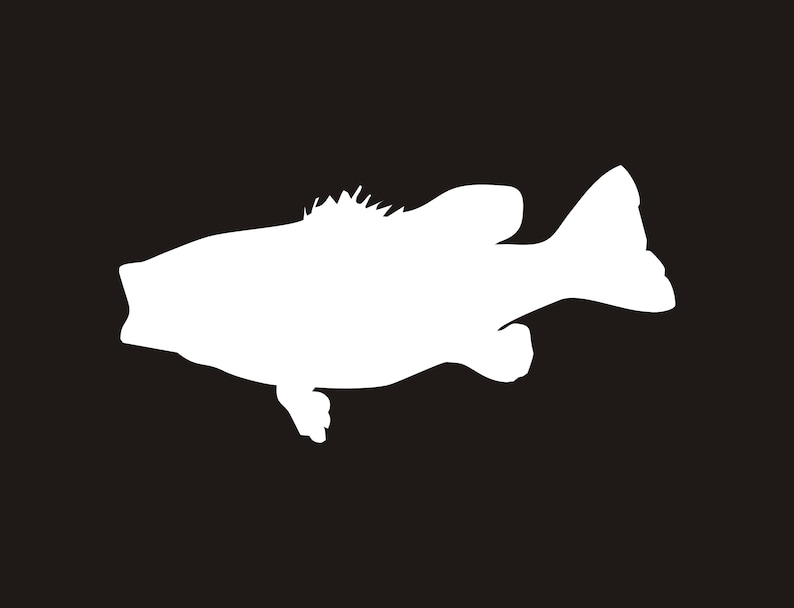 Smallmouth Bass Vinyl Decal, Smallmouth Sticker, Smallmouth Decal, Bass ...