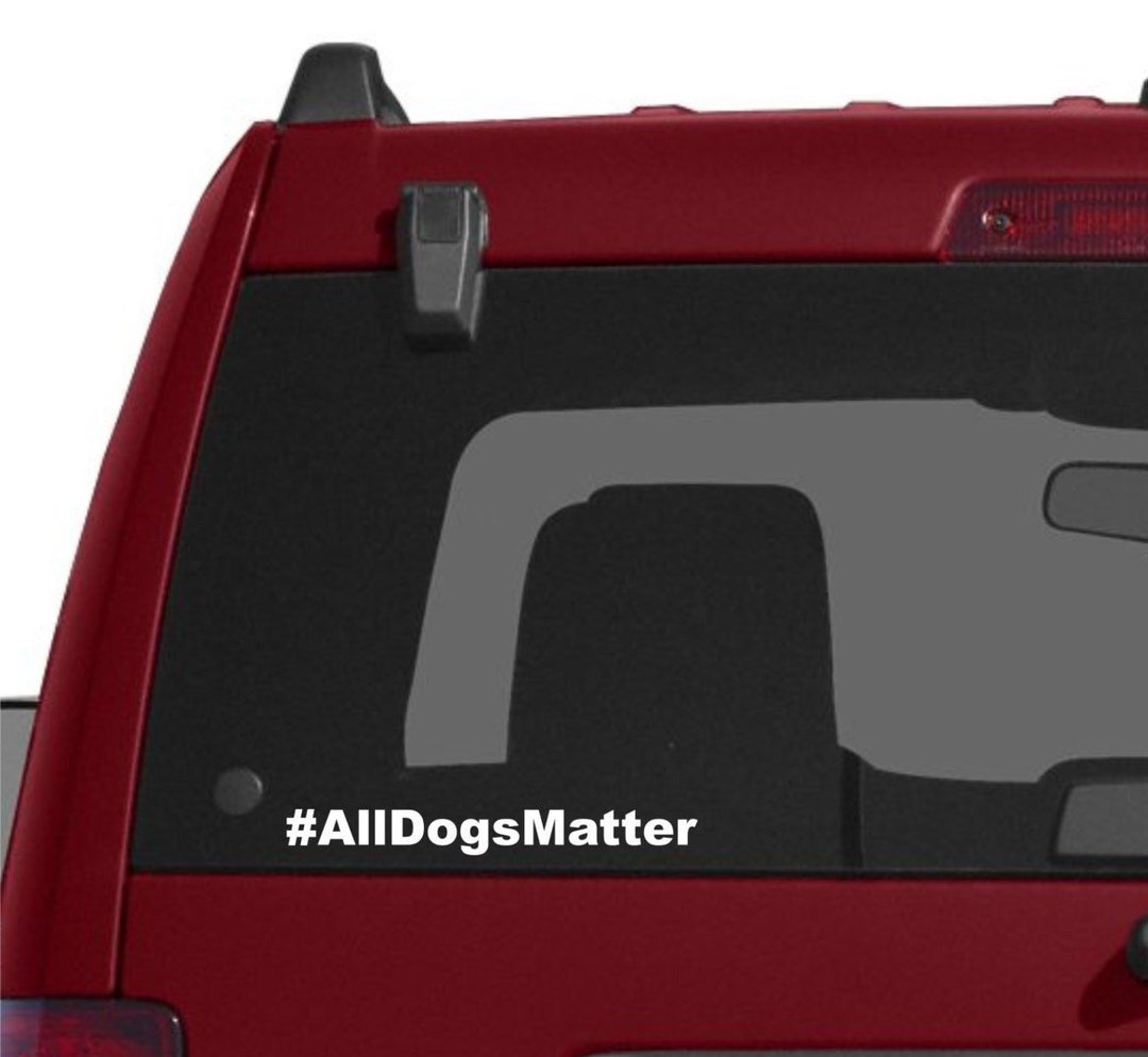 All Dogs Matter Hashtag, Hashtag All Dogs Matter, Aspca Decal, Dog ...