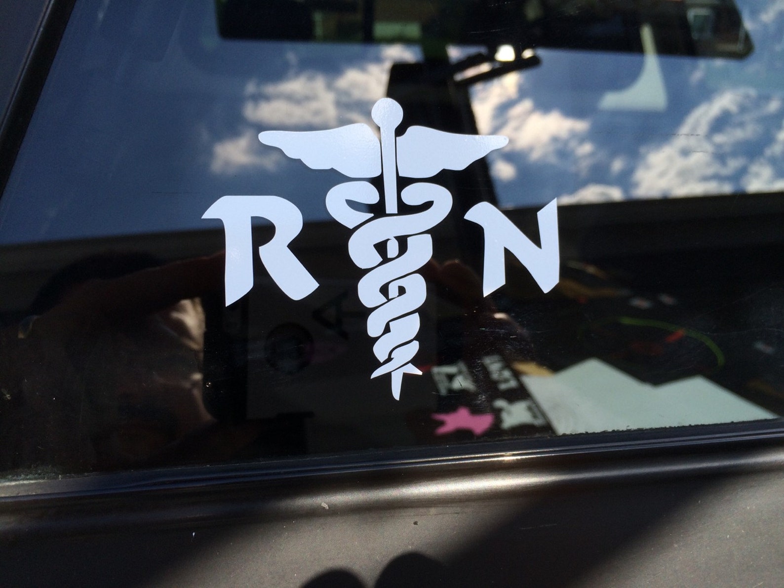 RN Nurse vinyl decal Registered Nurse logo Healthcare | Etsy