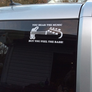 Bass Player Decal, Bass Player Sticker, Bass Guitar Decal, Bass Guitar ...
