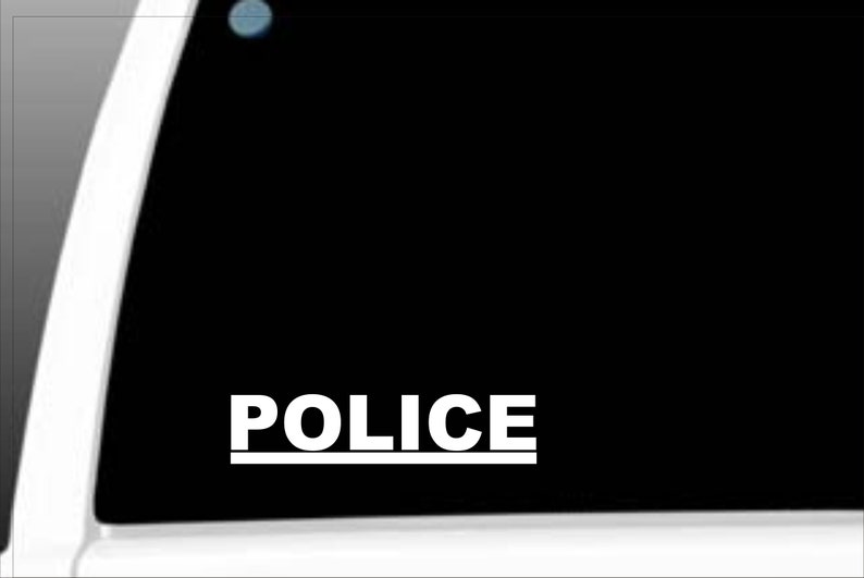 Police Vinyl Decal Police Sticker Police Vinyl Outdoor - Etsy