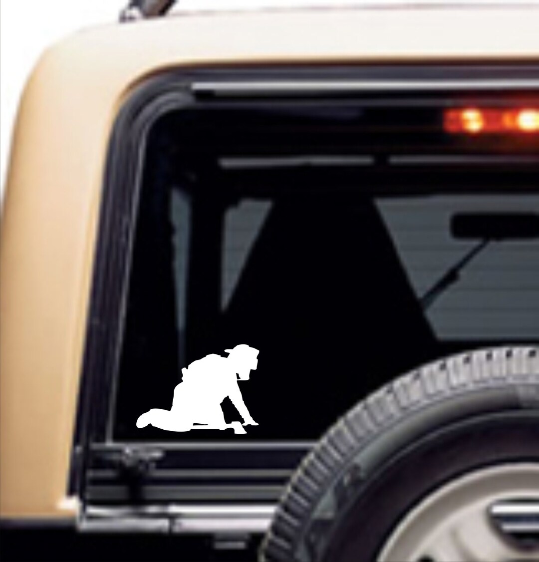 Firefighter Vinyl Decal, Firefighter Vinyl Sticker, Fireman Decal ...