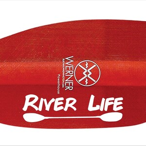River Life Decal, River Life Sticker, River Life Paddle Decal, River ...