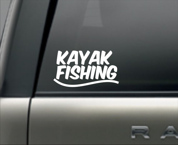 Kayak Fishing decal Kayak Fishing sticker kayak fishing | Etsy