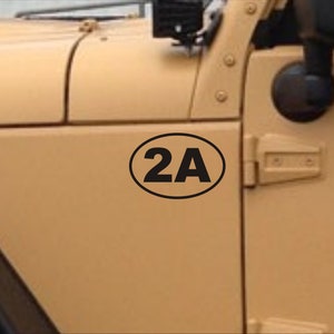 2nd Amendment Vinyl Decal, 2A Vinyl Decal, 2A Vinyl Sticker, 2nd ...