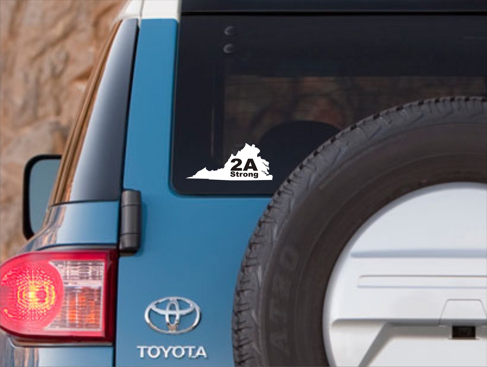 Virginia 2A Strong Decal 2nd Amendment Decal Sticker | Etsy