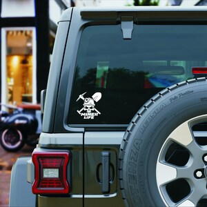 Coal Miner Vinyl Decal, Miner Life Sticker, Miner Life Decal, Miner ...