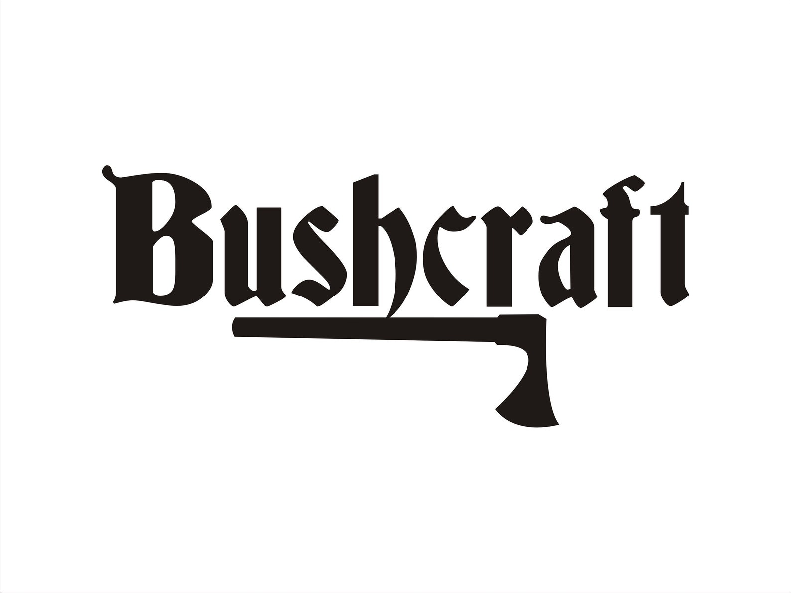 Bushcraft Vinyl Decal Bushcraft Vinyl Sticker Bushcraft - Etsy