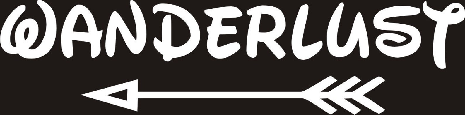 Wanderlust Decal, Wanderlust Sticker, Wanderlust Arrow Decal ...