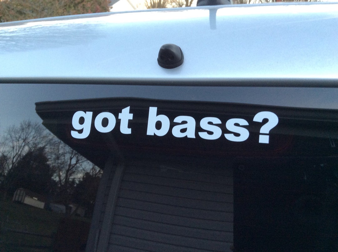 Got Bass Decal, Got Bass Sticker, Got Bass Vinyl Decal, Bass Player ...