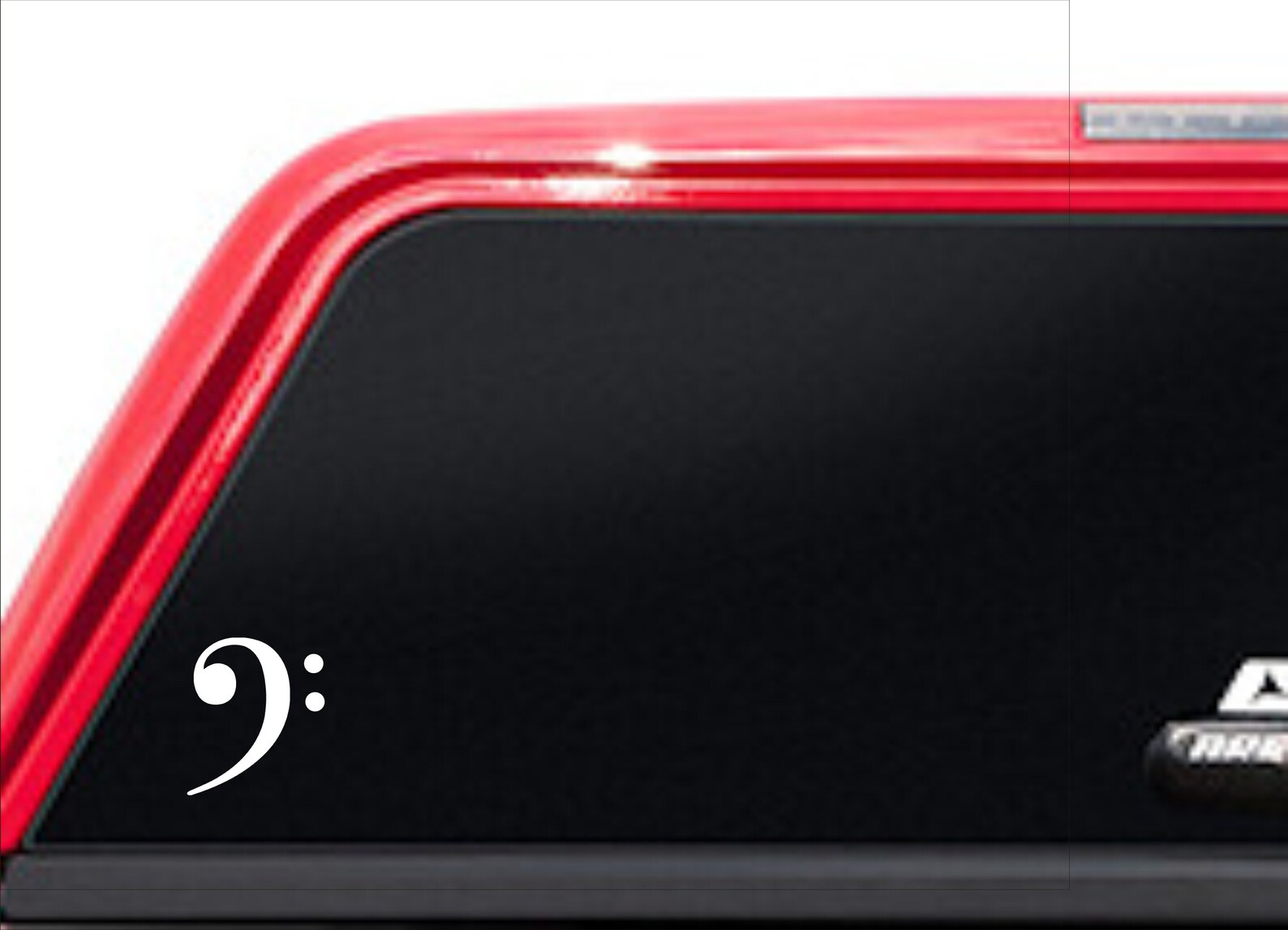 Bass Clef Vinyl Decal, Clef Note Icon, Clef Note Decal, Bass Clef Decal ...
