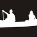 Tandem Canoe Decal, Canoe Decal, Tandem Canoe Sticker, Canoe Decal ...