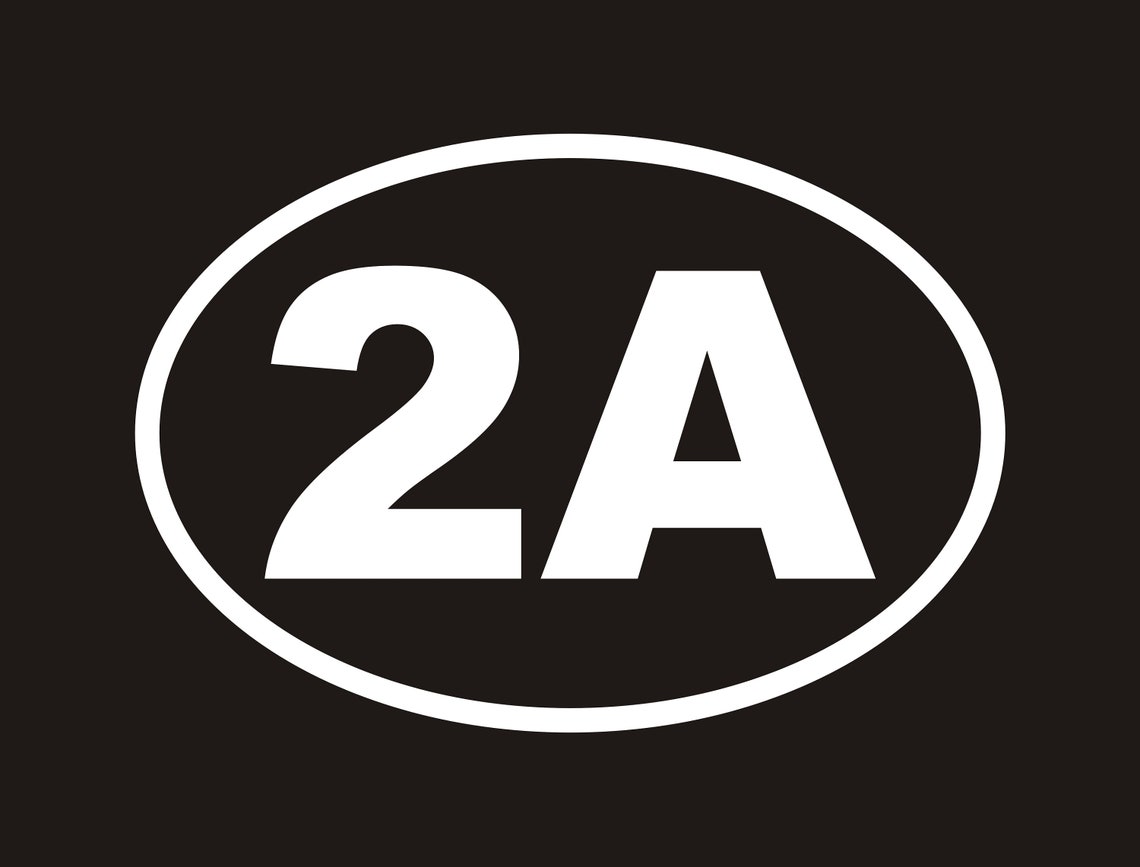 2nd Amendment Vinyl Decal 2A Vinyl Decal 2A Vinyl Sticker | Etsy