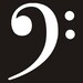 Bass Clef Vinyl Decal, Clef Note Icon, Clef Note Decal, Bass Clef Decal ...