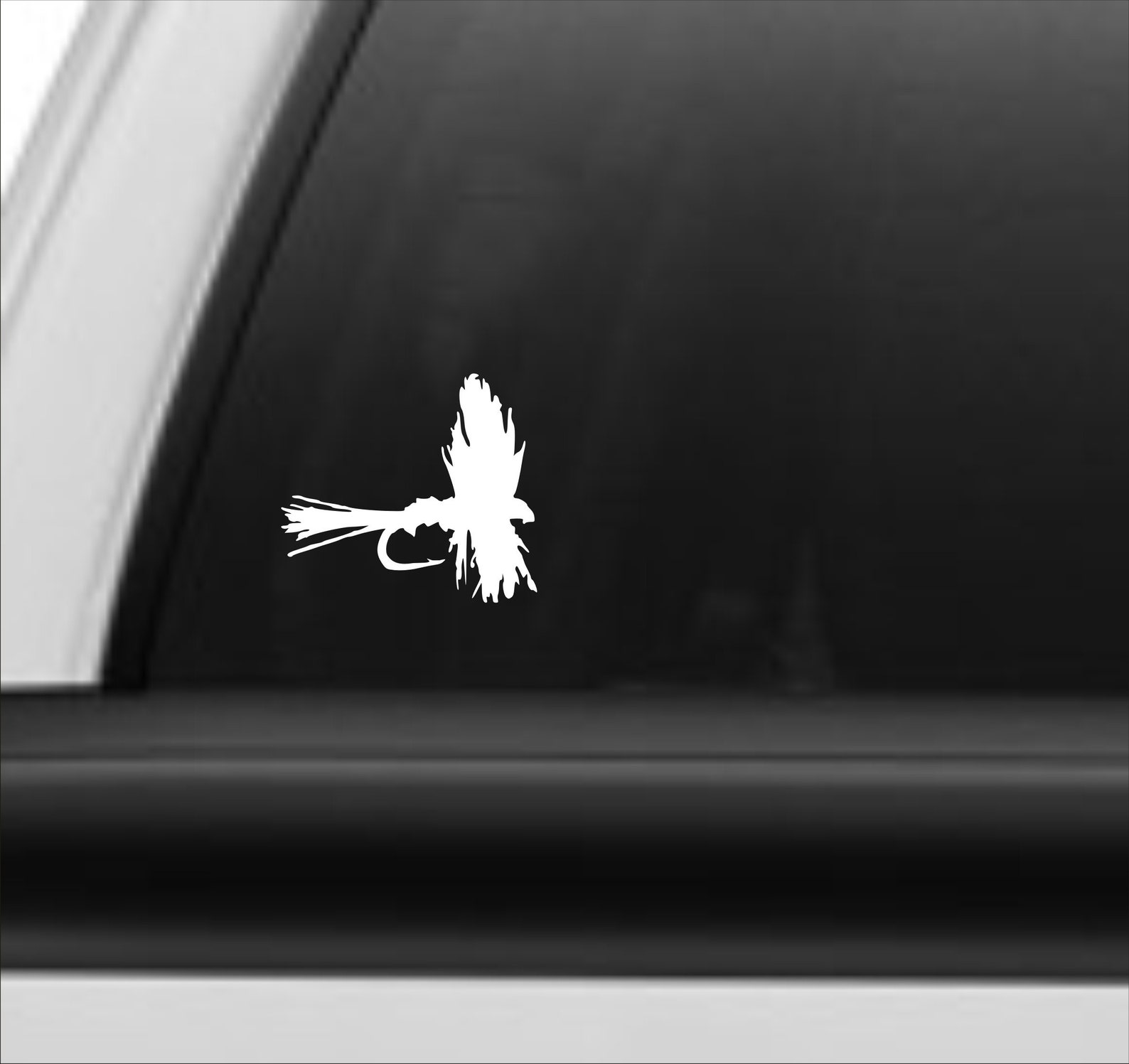 Fly Decal for Anglers Fly Fishermen Decal Fly Sticker Trout | Etsy