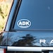 ADK Adirondacks Decal, Adirondack Mountains Sticker, Adirondacks Vinyl ...