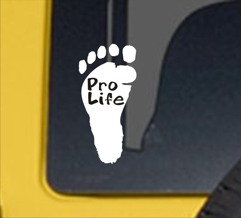 Pro Life Vinyl Decal, Pro Life Sticker, Pro Life Vinyl Sticker, Pro ...