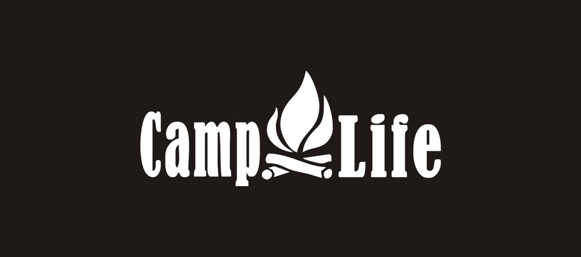Camp Life Vinyl Decal Camp Life Sticker Camp Life Happy - Etsy