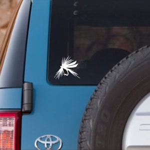 Fly Vinyl Decal, Fly Fishing Decal, Fly Fishing Vinyl Sticker, Fly ...