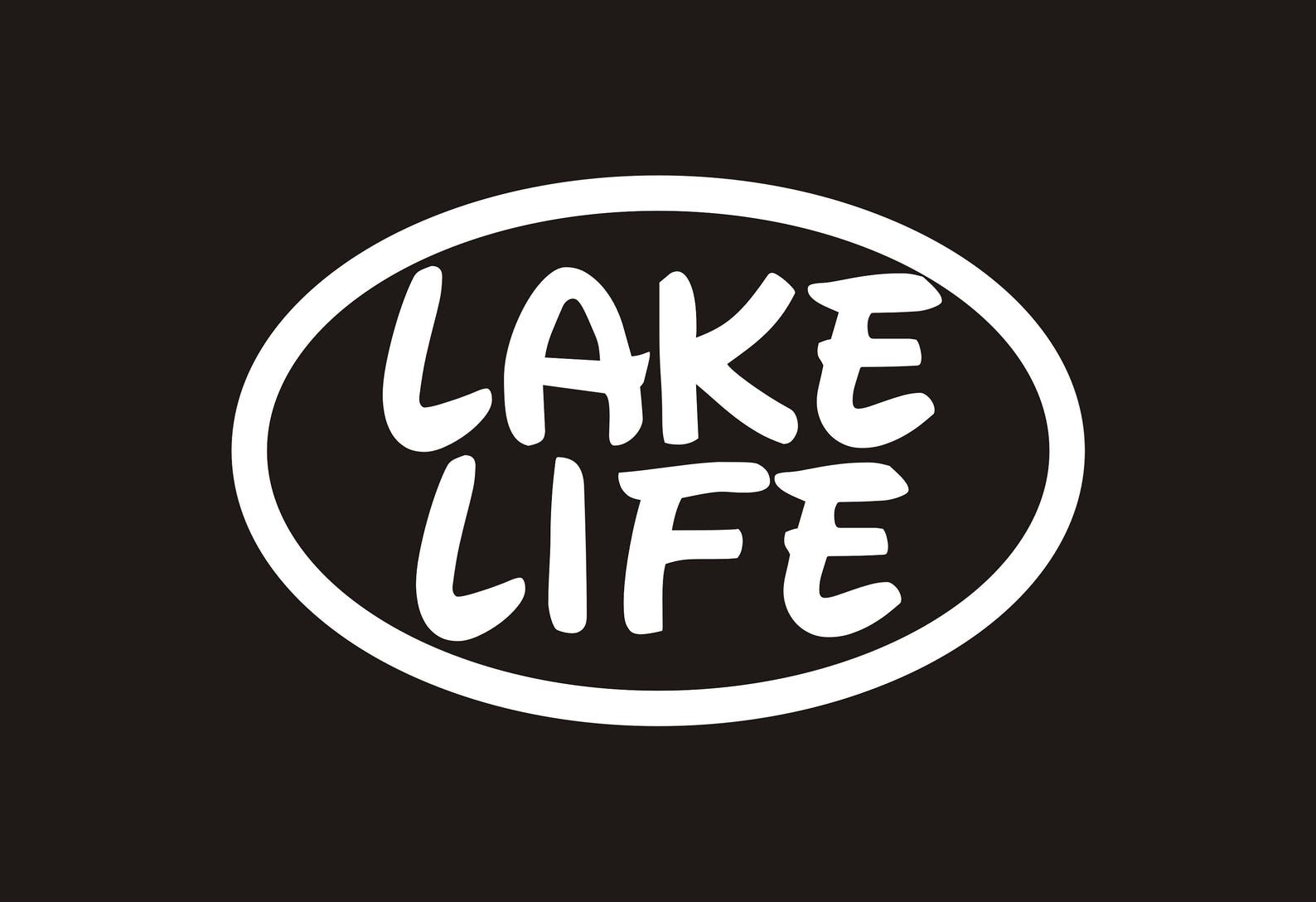 Lake Life Vinyl Decal, Lake Life Sticker, Lake Life Decal, Lake Life ...