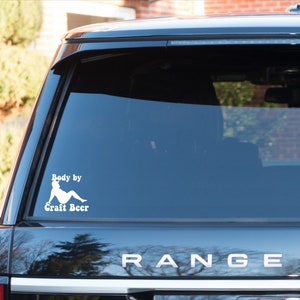 Funny Beer Decal, Craft Beer Decal, Funny Fat Guy Beer Decal, Funny ...