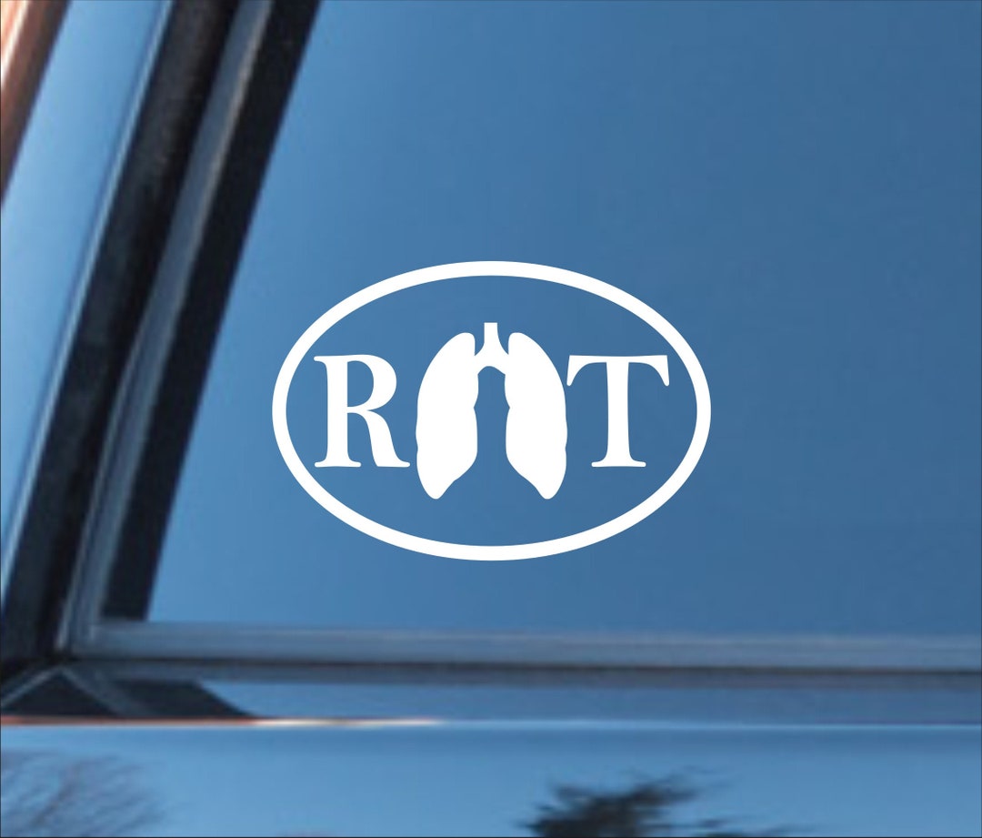 Respiratory Therapist Vinyl Decal, Respiratory Therapist Decal ...