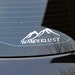 Wanderlust Vinyl Decal, Wanderlust Mountain Decal, Wanderlust Sticker ...