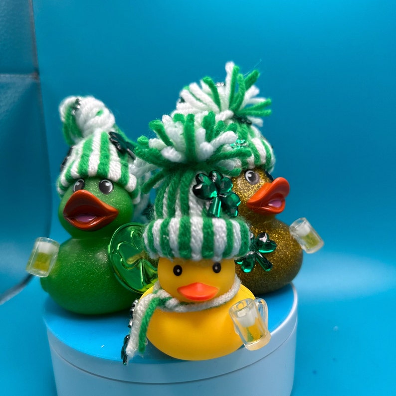 St Patty's Day Rubber Ducks Unique Rubber Ducks Custom - Etsy