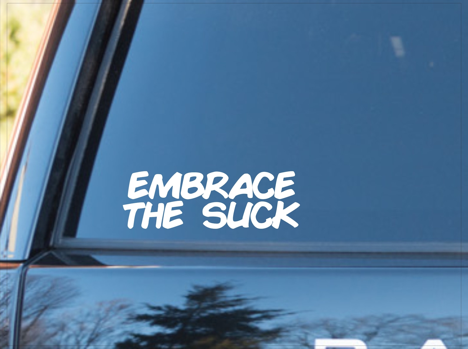 Embrace the Suck Vinyl Decal Embrace the Suck Vinyl Sticker - Etsy