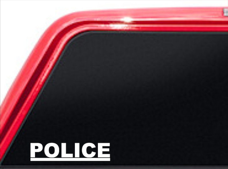 Police Vinyl Decal Police Sticker Police Vinyl Outdoor - Etsy