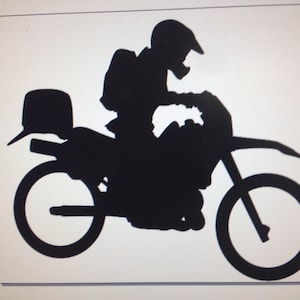 Adventure Rider Outdoor Vinyl Decal, Motorcycle Decal, Dual Sport Decal ...