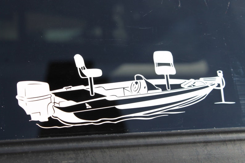 Fishing Boat Decal Fishing Boat Sticker Bass Boat Decal - Etsy