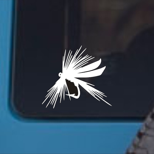 Fly Fishing Vinyl Die Cut Decal Sticker - Etsy