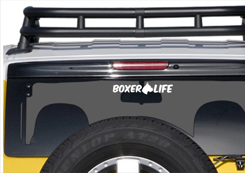 Boxer Life Decal Boxer Life Sticker Boxer Life Car Decal - Etsy