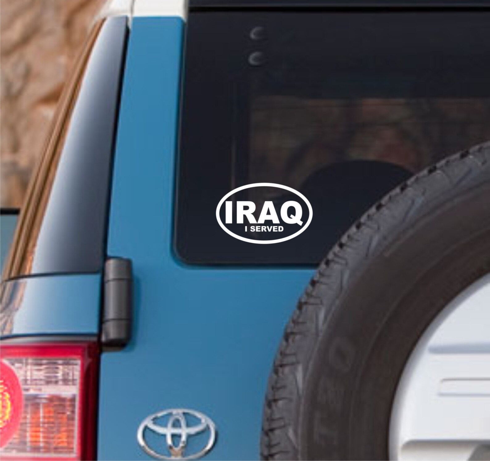 Iraq Veteran Decal, Iraq I Served Decal, Military Veteran Decal ...