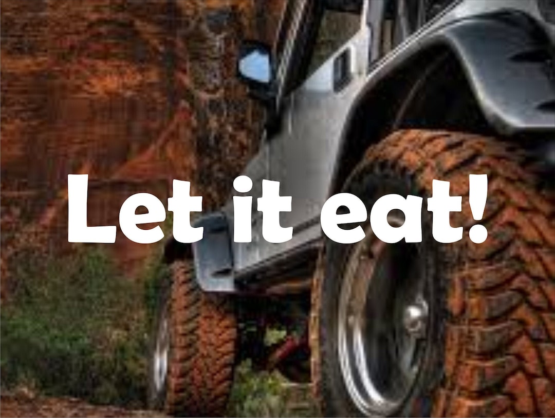 Let It Eat Vinyl Decal, Let It Eat Sticker, Let It Eat Decal, Let It ...