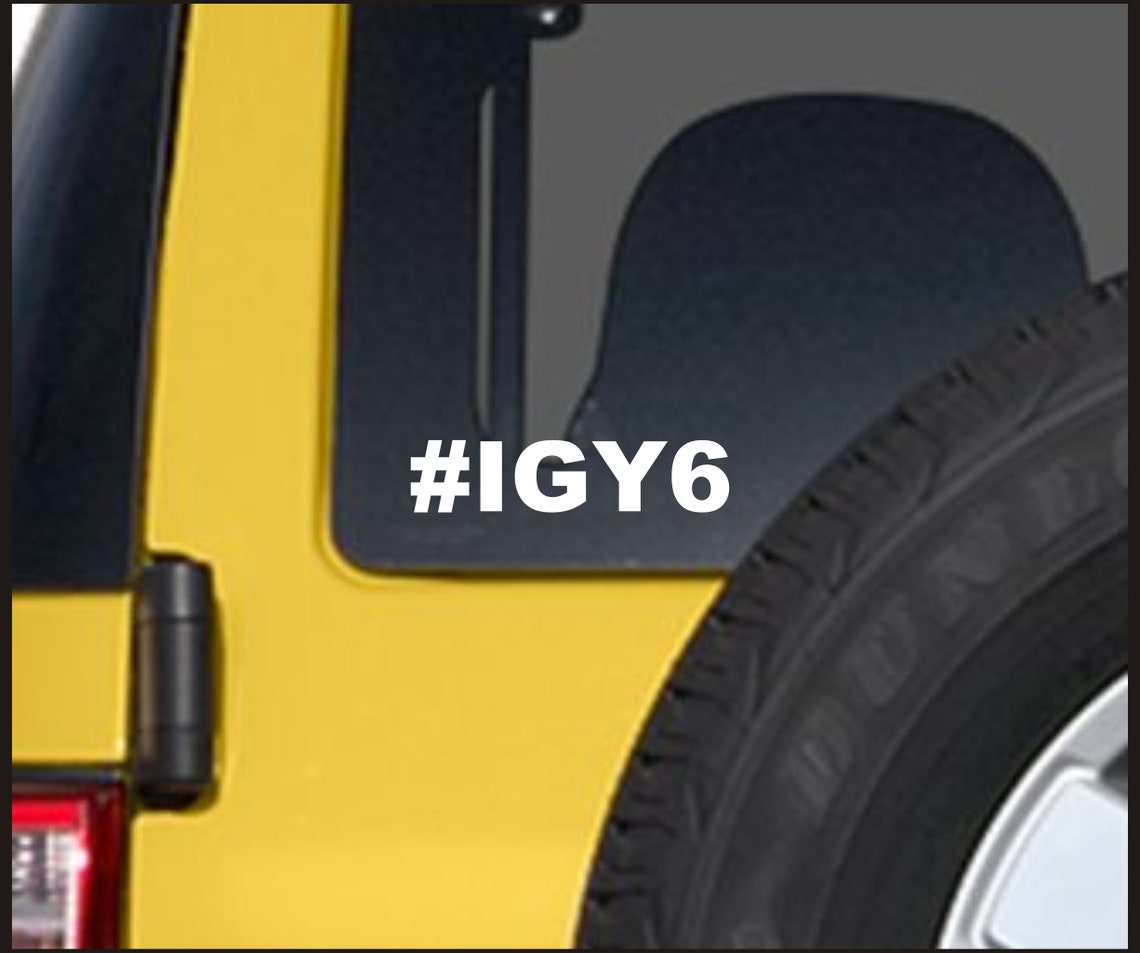 IGY6 Vinyl Decal, I've Got Your Six Vinyl Decal, I Got Your Six Sticker ...