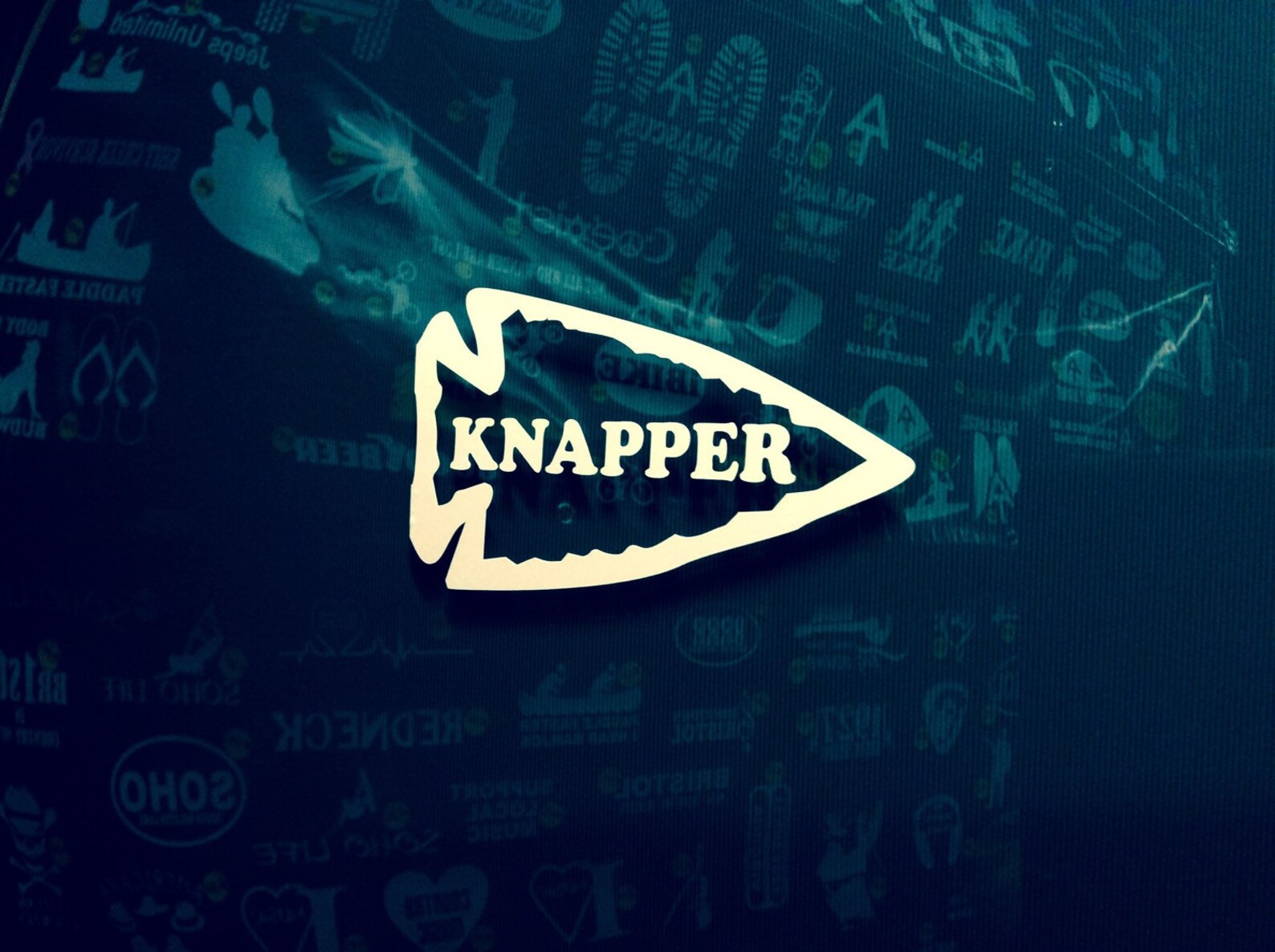 Flint Knapper Decal Arrowhead Decal Knapper Sticker Knapper | Etsy