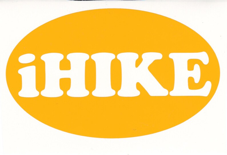 Ihike Vinyl Decal Ihike Decal Ihike Sticker Hiker Decal | Etsy