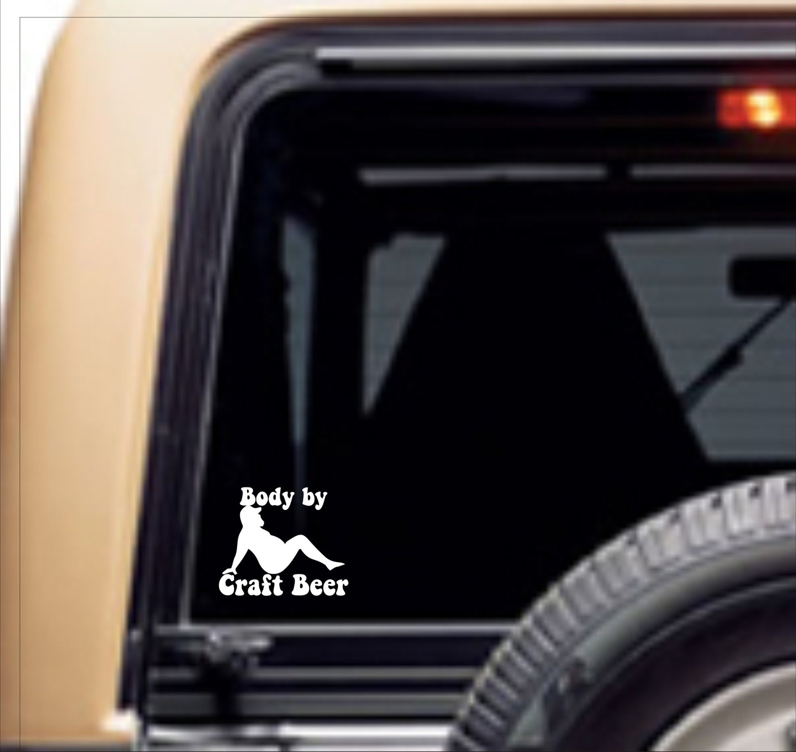 Funny Beer Decal Craft Beer Decal Funny Fat Guy Beer Decal - Etsy