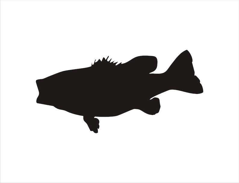 Smallmouth Bass Vinyl Decal, Smallmouth Sticker, Smallmouth Decal, Bass ...