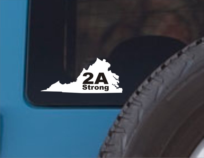 Virginia 2A Strong Decal 2nd Amendment Decal Sticker | Etsy