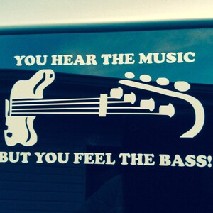 Bass Player Decal, Bass Player Sticker, Bass Guitar Decal, Bass Guitar ...