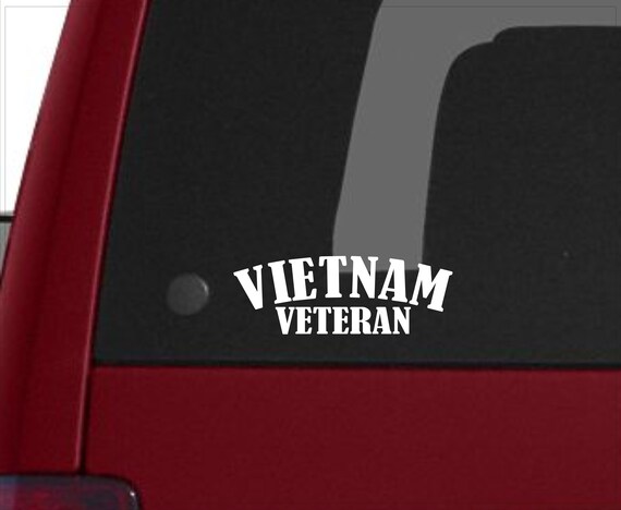 Vietnam Veteran Vinyl Decal Vietnam Veteran Sticker Vietnam | Etsy