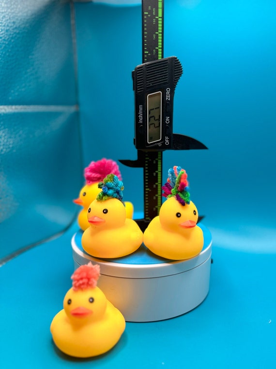Medieval Rubber Duckies 4 Ducks With Mohawks, Unique Rubber Ducks,
