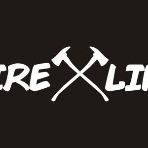 Fire Life Decal, Fire Life Sticker, Fireman Decal, Fireman Sticker ...