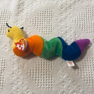 Ty Beanie Baby | Inch the Worm | Style 4044 | 1995 | PVC Pellets - Etsy